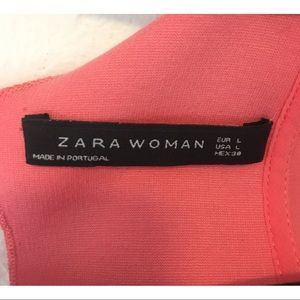 Zara | Dresses | Zara Woman Peach Dress | Poshmark